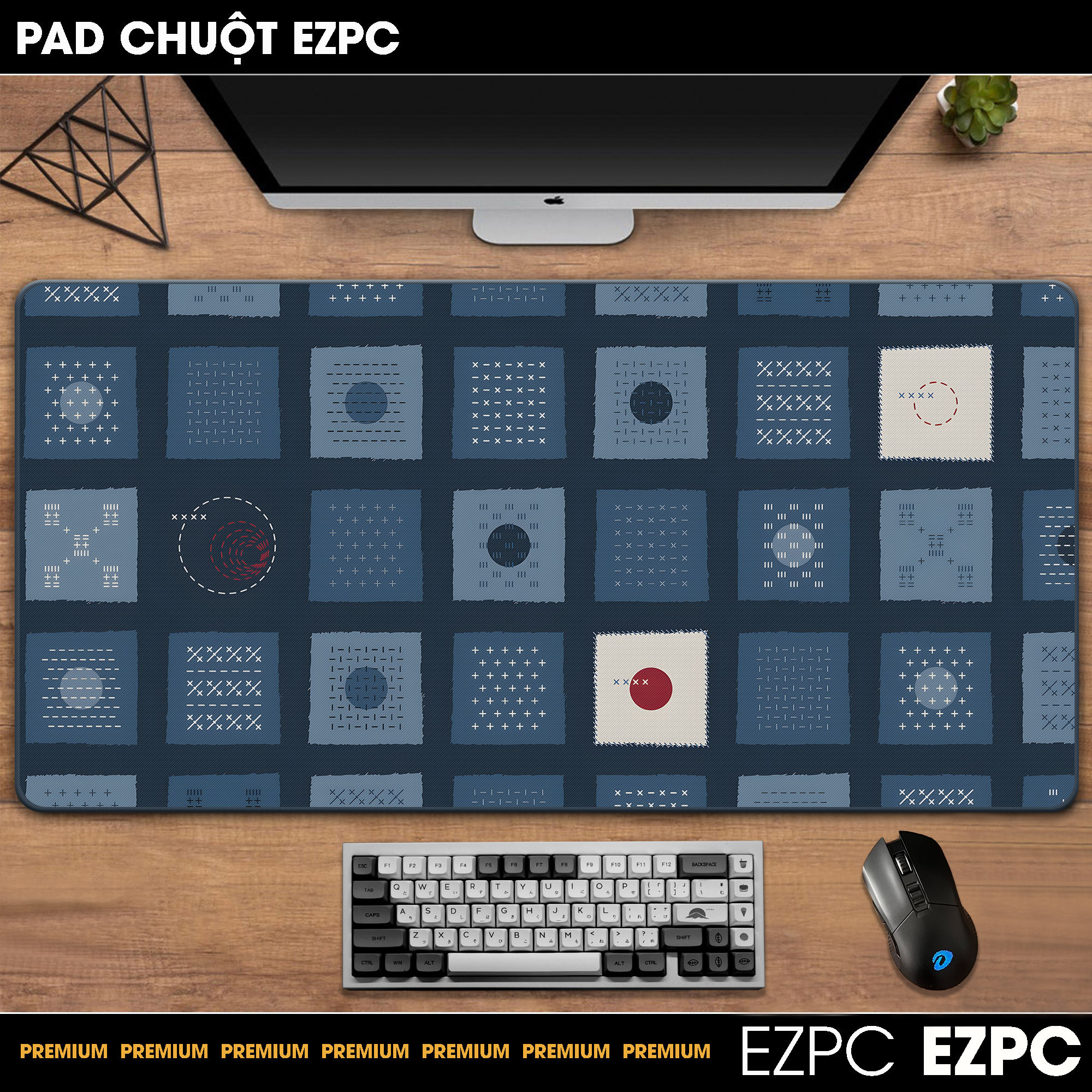 Miếng Lót Chuột, Pad Chuột Cỡ Lớn Gb59 90x40 | EZPC